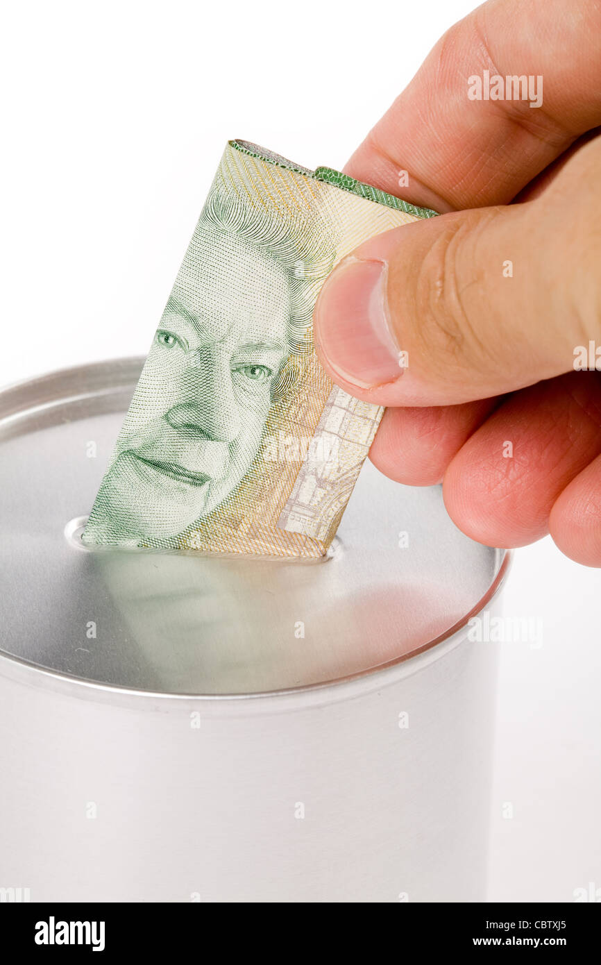 Coin Bank, concept of savings or Donation Stock Photo - Alamy