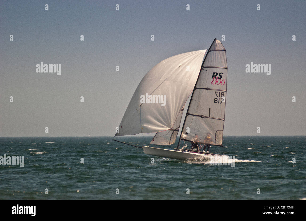 Two person sailing dinghy with jib hi-res stock photography and images ...