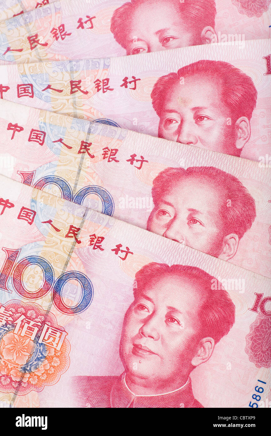 Chinese money, RMB, close up shot Stock Photo - Alamy