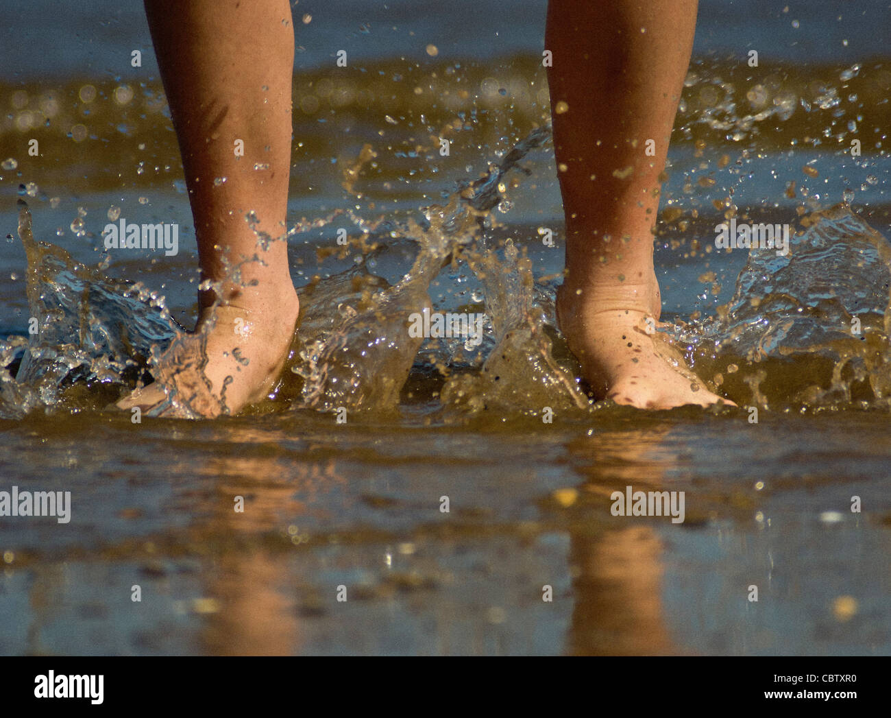 Feet Water Splash High Resolution Stock Photography and Images - Alamy