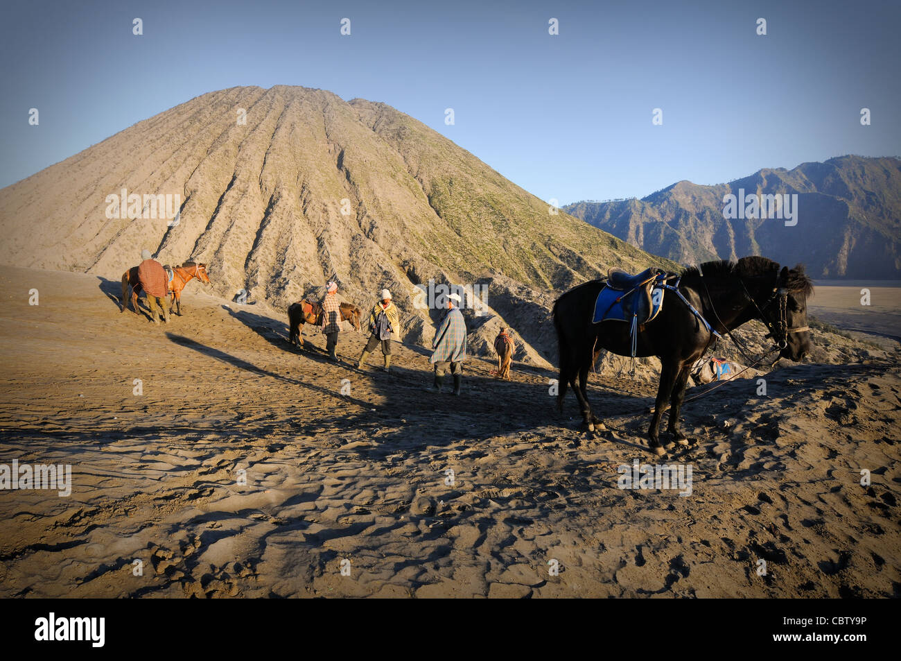 A volcano in the Tengger Caldera, Indonesia Stock Photo - Alamy