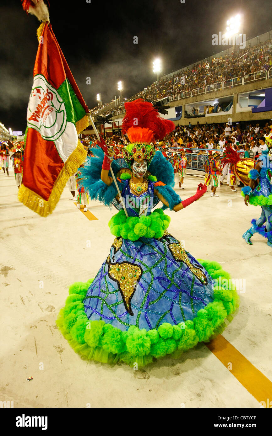 Carnival parade in Sambodromo, is Rio de Janeiro main cultural display ...