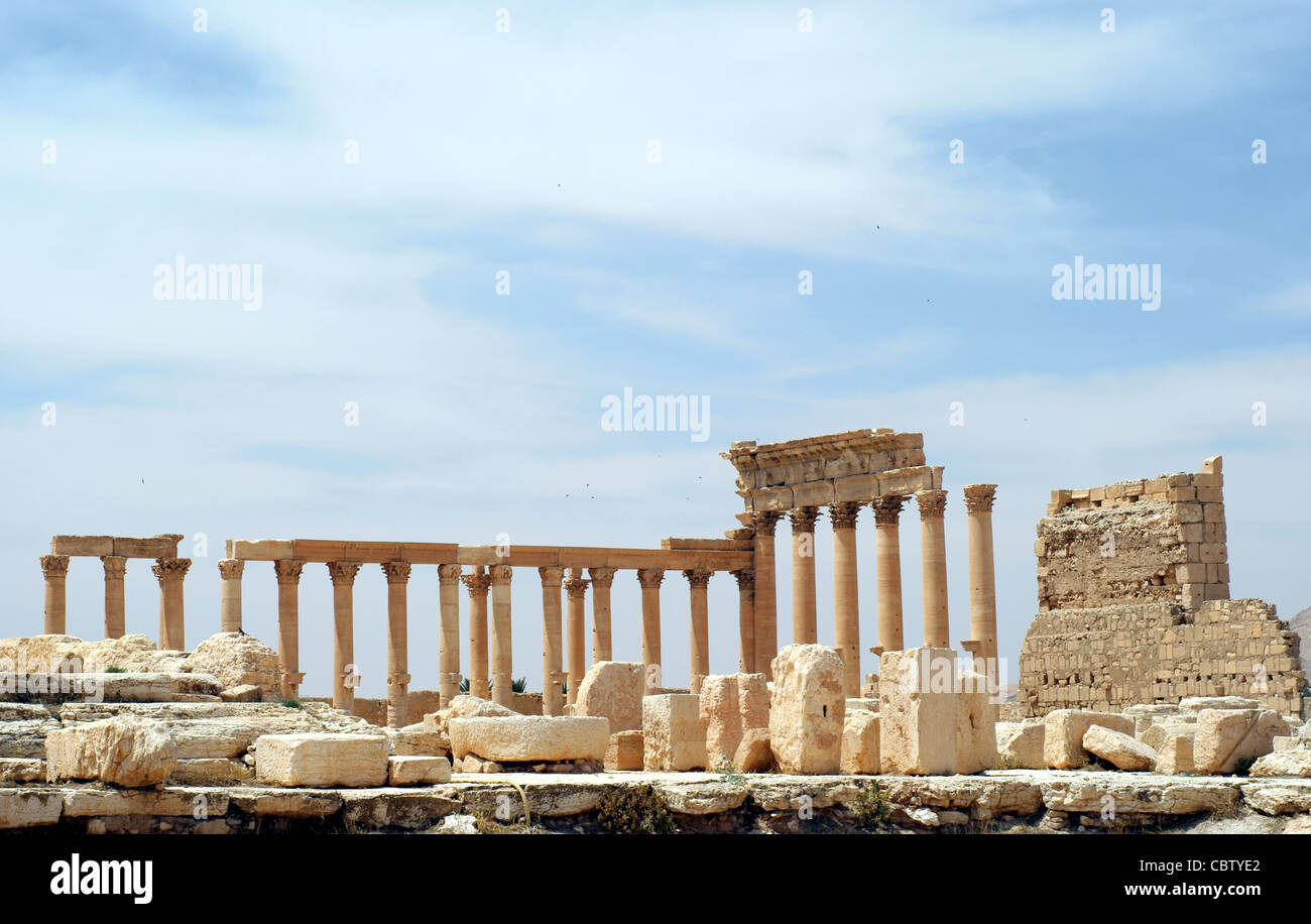 ancient Palmyra, Syria Stock Photo - Alamy