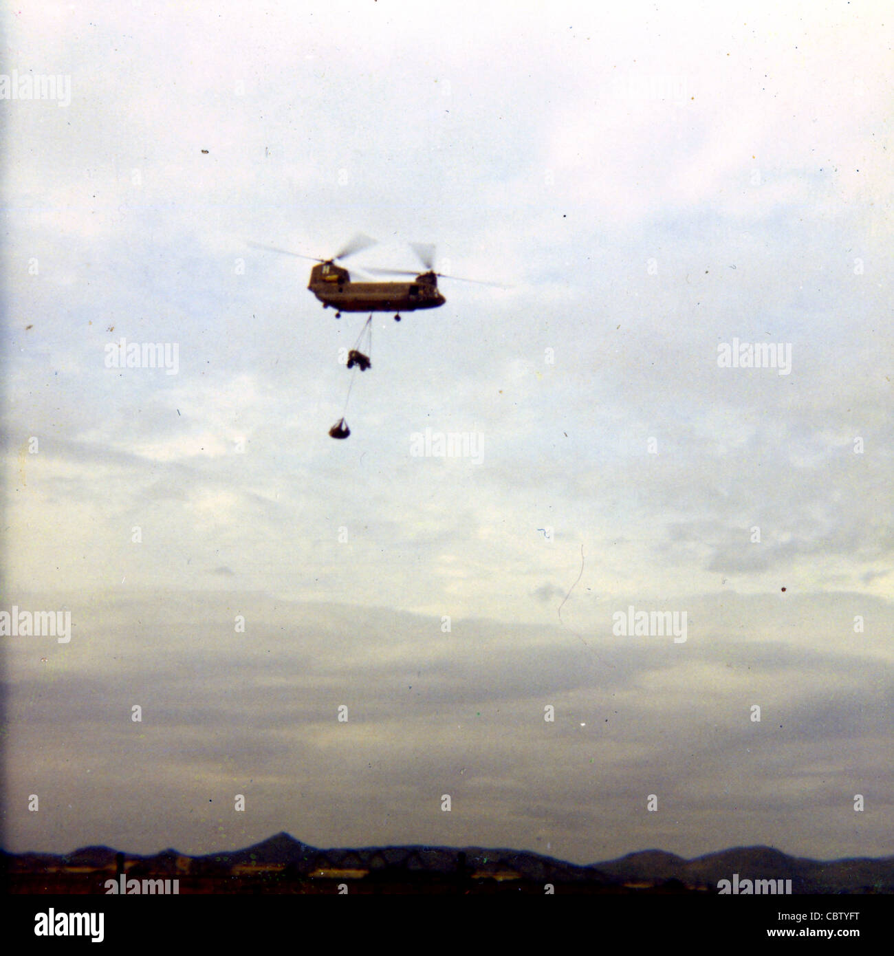 Helicopter carrying sling load 213th Aviation Company (Assault Support ...