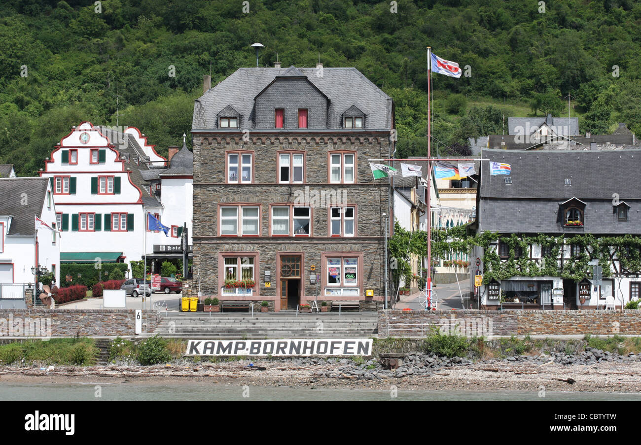 Picturesque Kamp Bornhofen in the Rhine Valley, Germany Stock Photo - Alamy