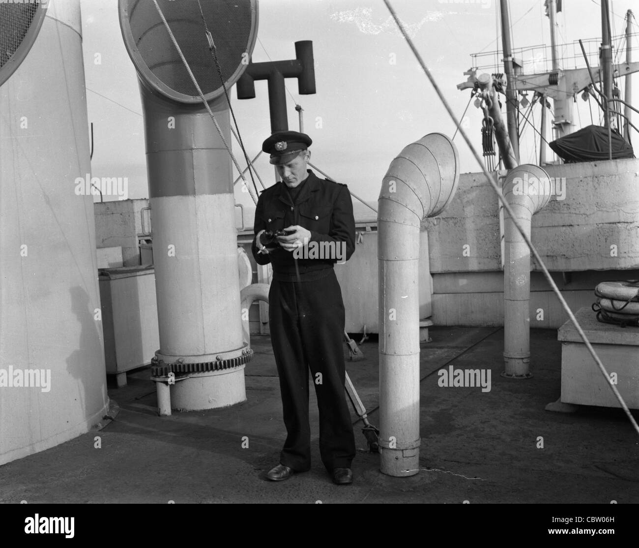 Channel crossing by ship Black and White Stock Photos & Images - Alamy