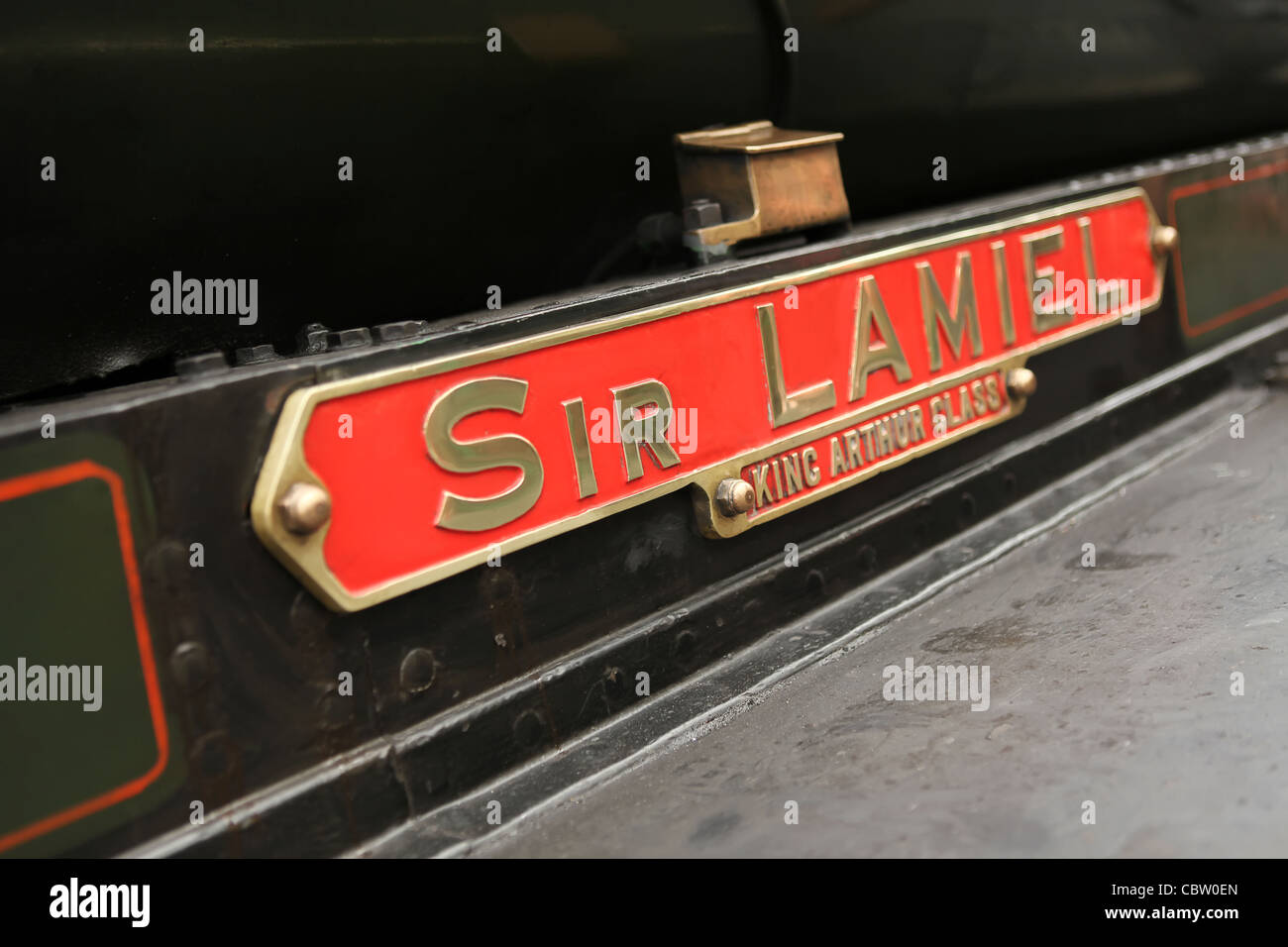 Locomotive name plate hi-res stock photography and images - Alamy