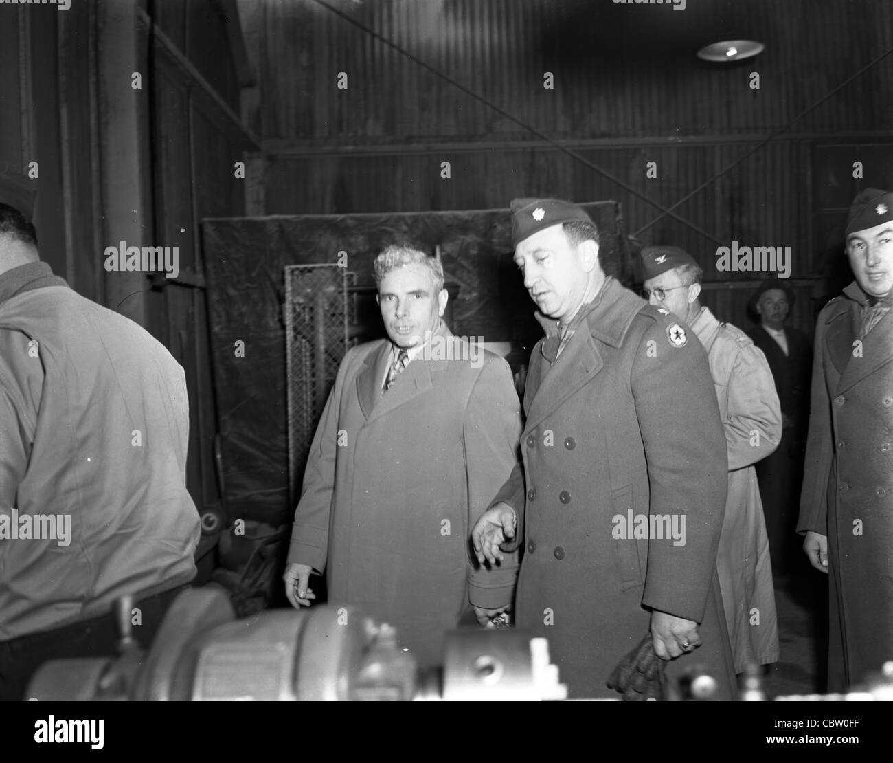 American army officers from Army Service Forces Stock Photo - Alamy