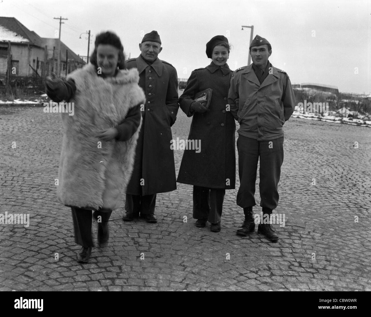 War brides Black and White Stock Photos & Images - Alamy