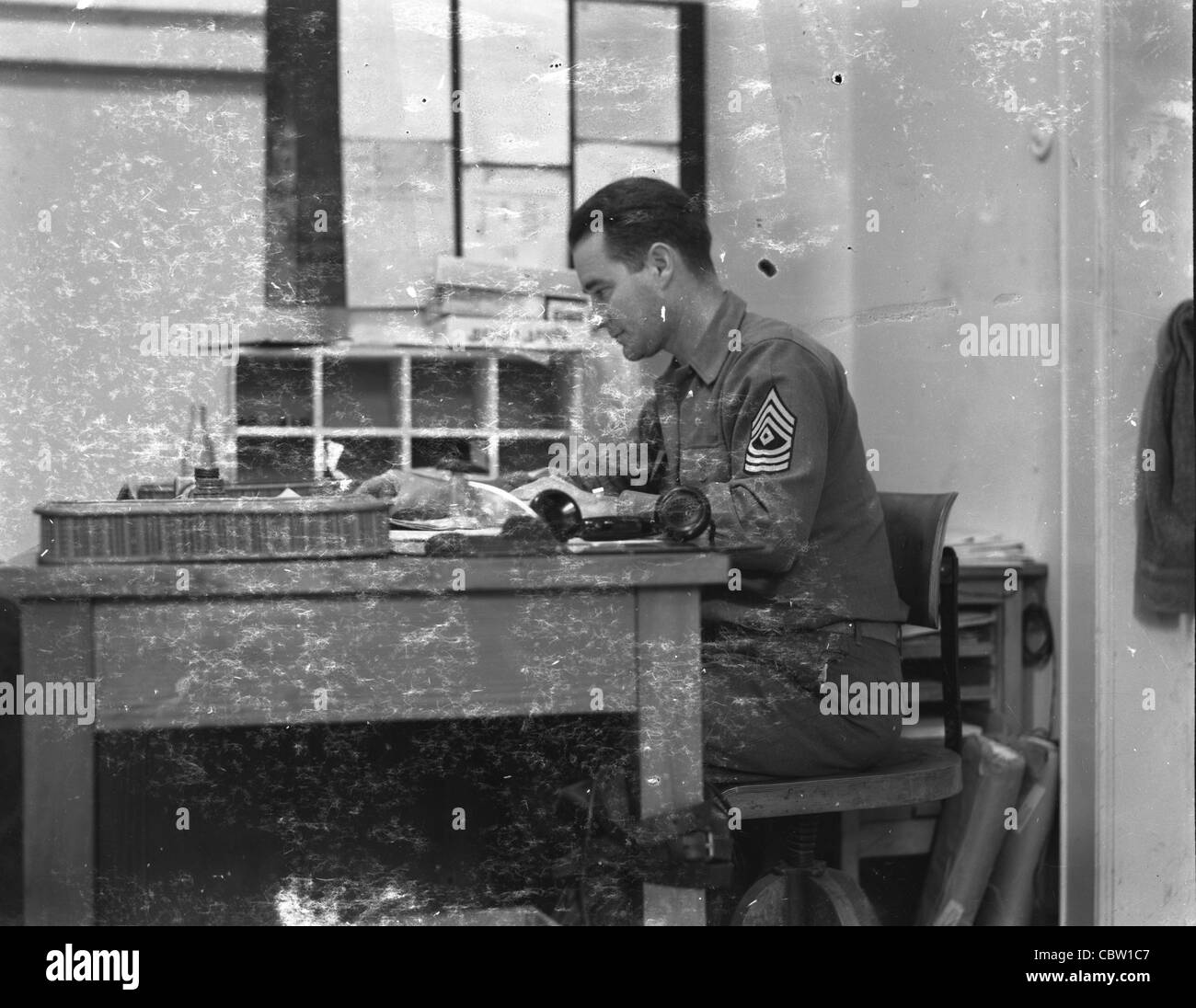 American army sergeant ww2 hi-res stock photography and images - Alamy