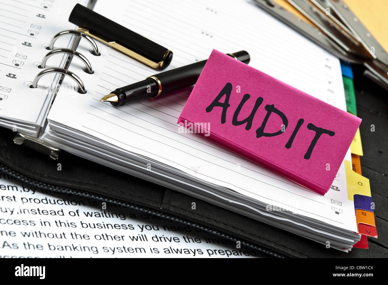 Open audit hi-res stock photography and images - Alamy