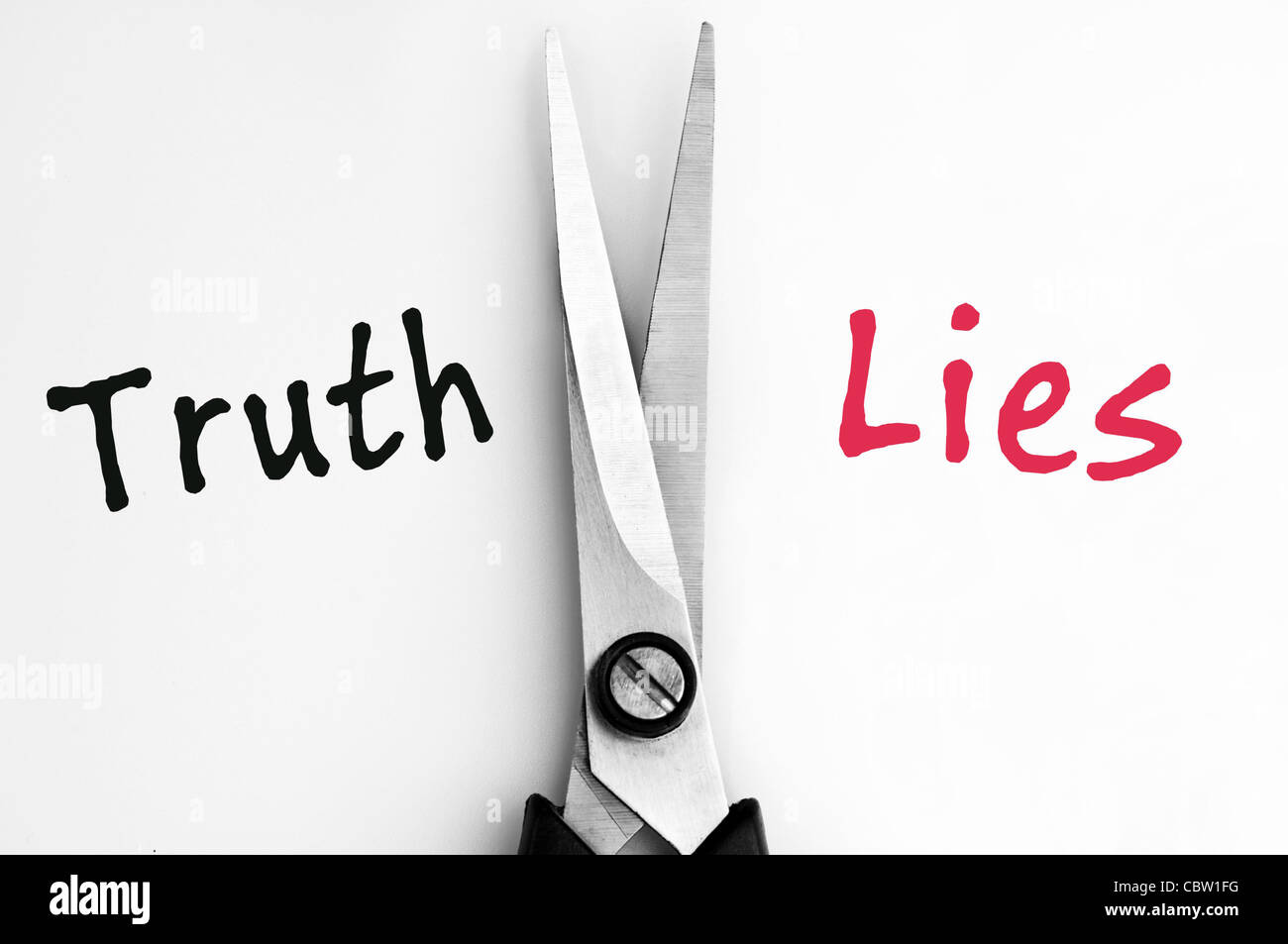 Lie word hi-res stock photography and images - Alamy