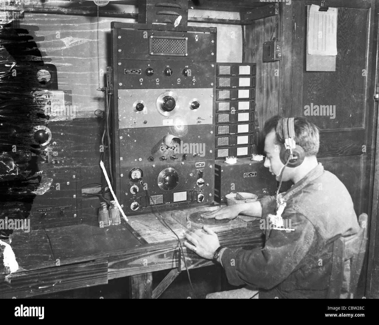 Radioman Black and White Stock Photos & Images - Alamy