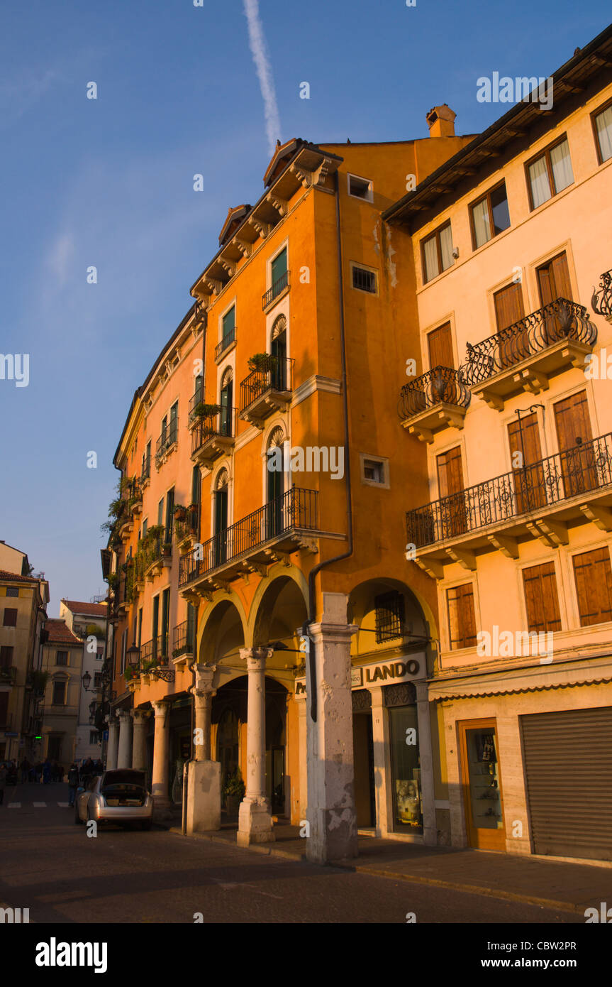 Piazza dei Signori square Vicenza the Veneto region northern Italy ...