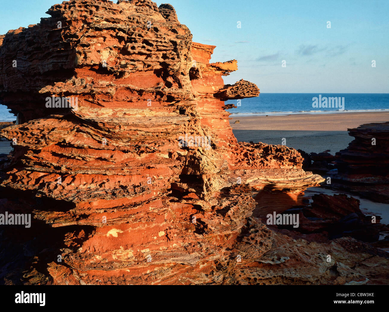 Coastal Sandstone Formation, Kimberley, Northwest Australia Stock Photo ...