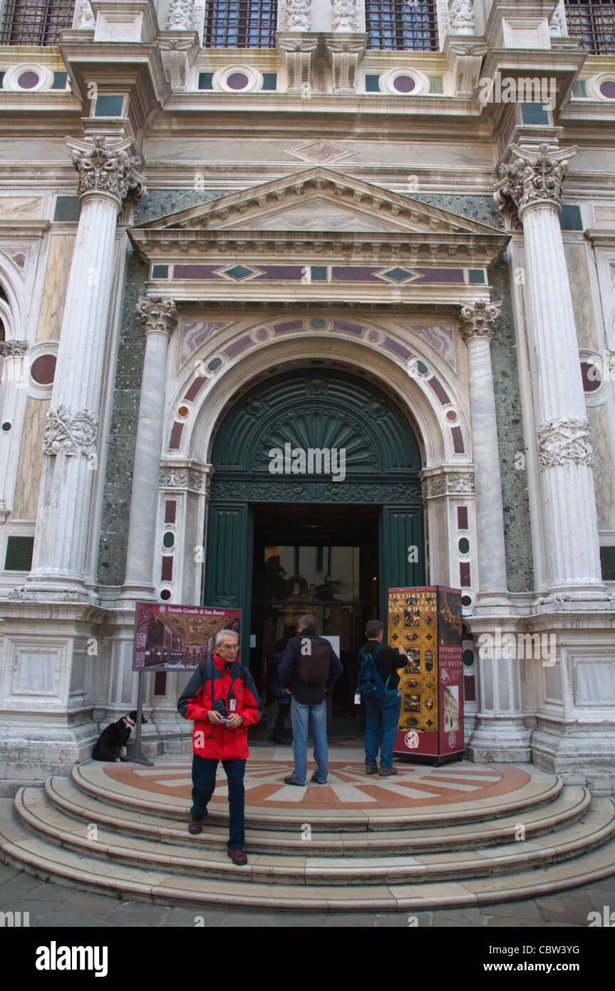 Scuola Grande di San Rocco exterior Campo San Rocco square San Polo ...