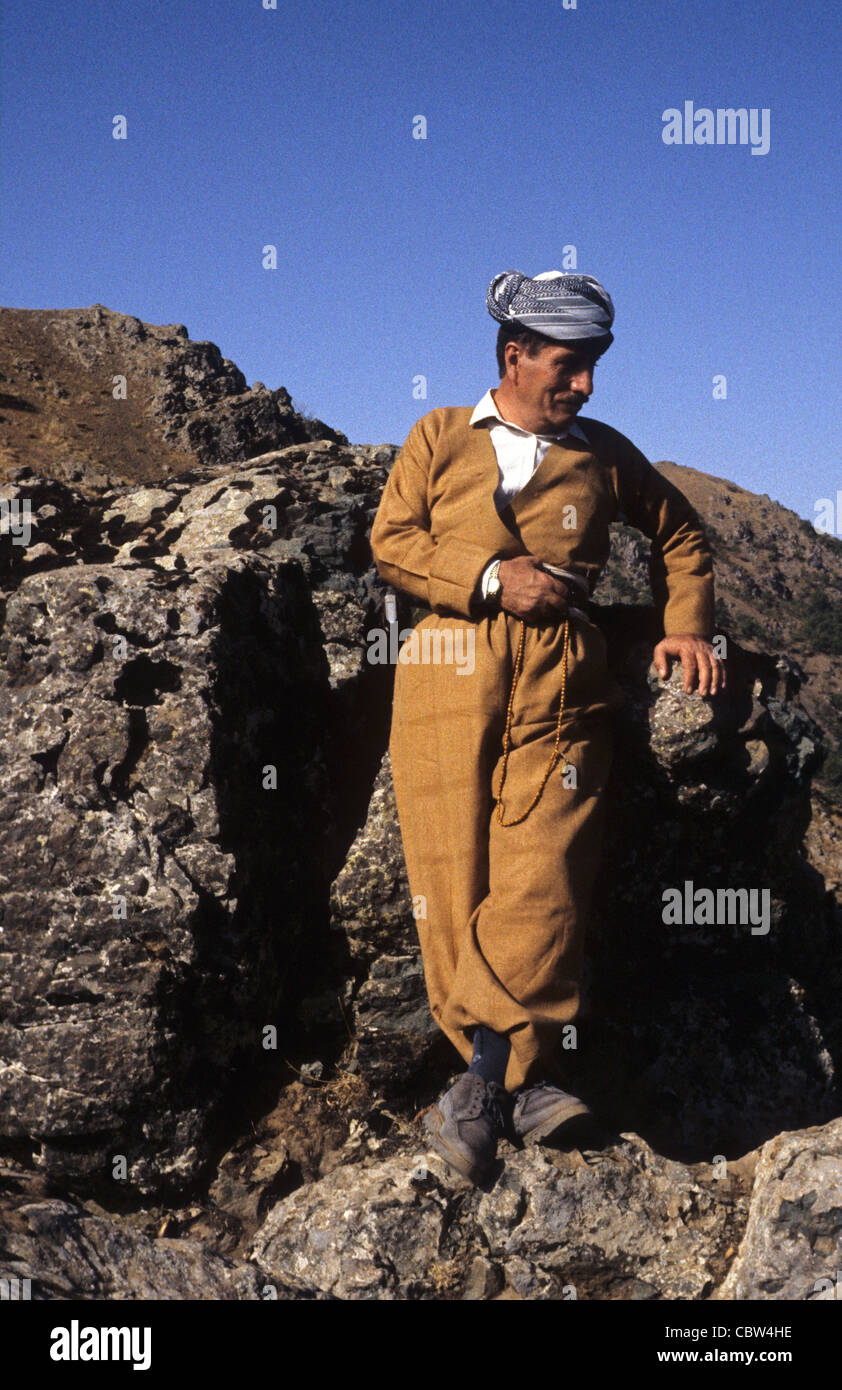 Kurdish fighters, peshmergas from the PUK in combat against Kurdish ...