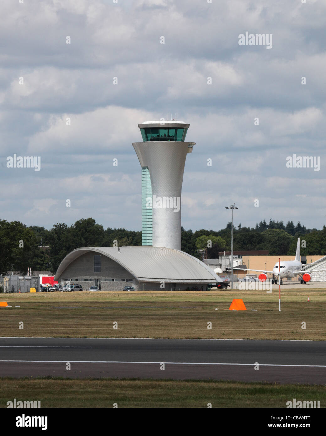 Farnborough international airport control tower Stock Photo - Alamy