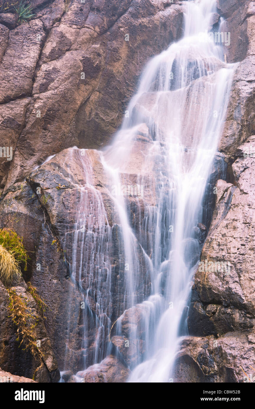 Kings Crown Falls only flows after heavy rains or snow melt. The falls ...