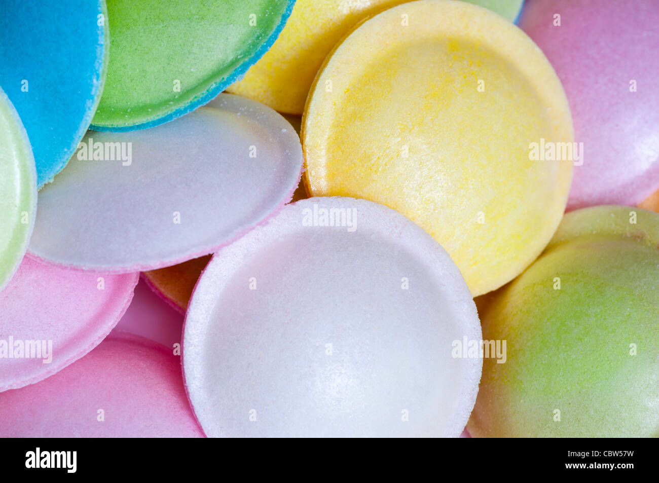 Sherbet Flying Saucers Traditional Sweets Stock Photo - Alamy