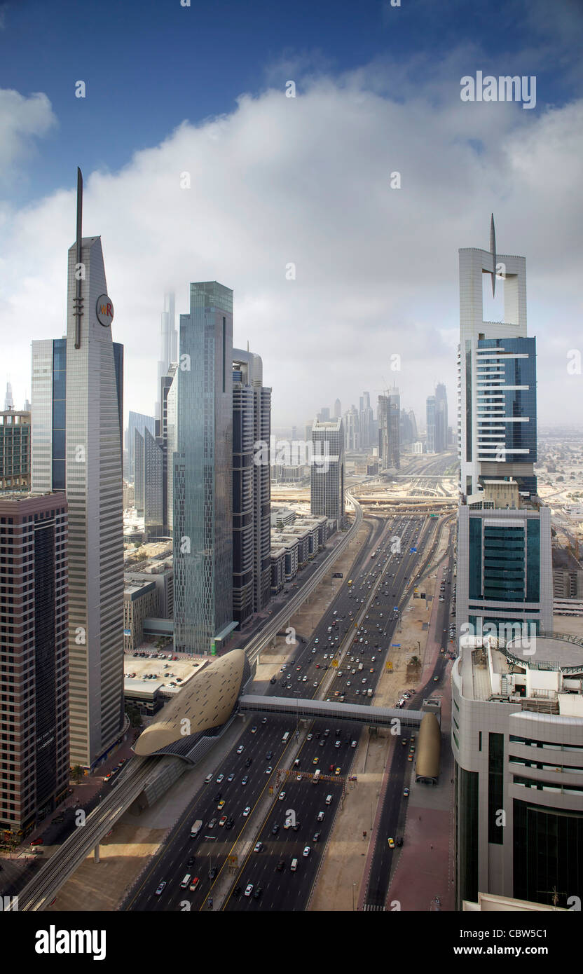 Sheikh Zayed Road Stock Photo - Alamy