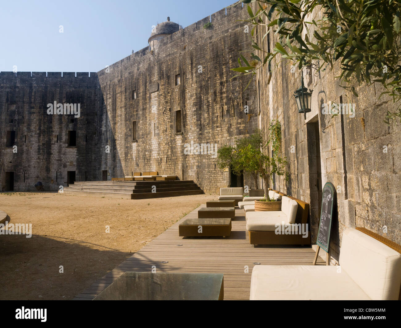 Castle in Corfu Town in the Ionian Islands in Greece Stock Photo - Alamy