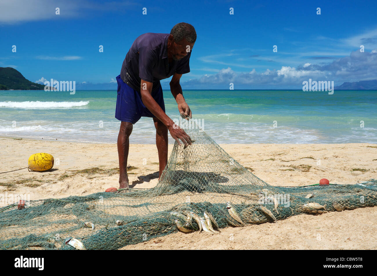 Seychelles fishing hi-res stock photography and images - Alamy