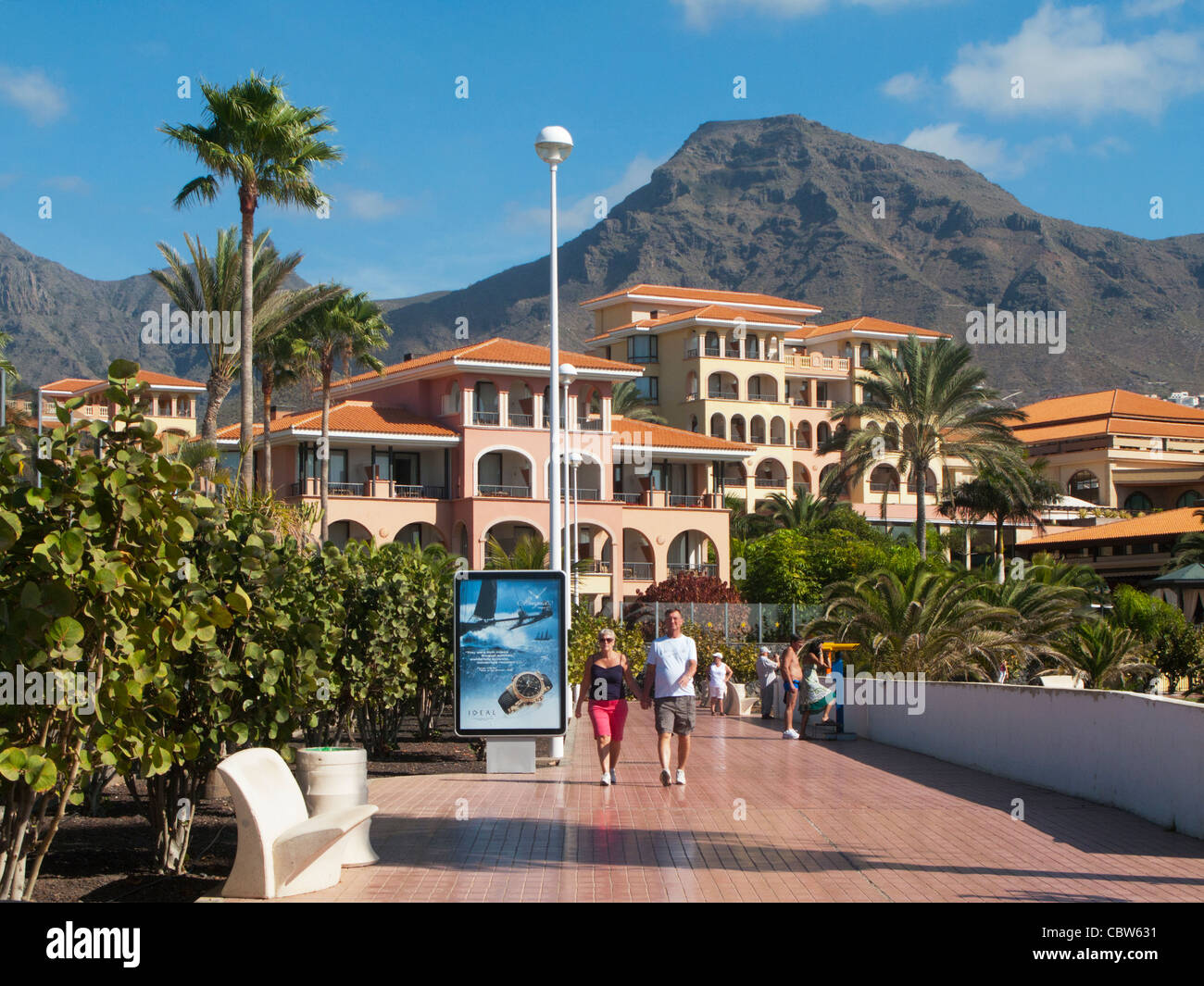 Costa Adeje Fanabe Tenerife Spain Stock Photo - Alamy
