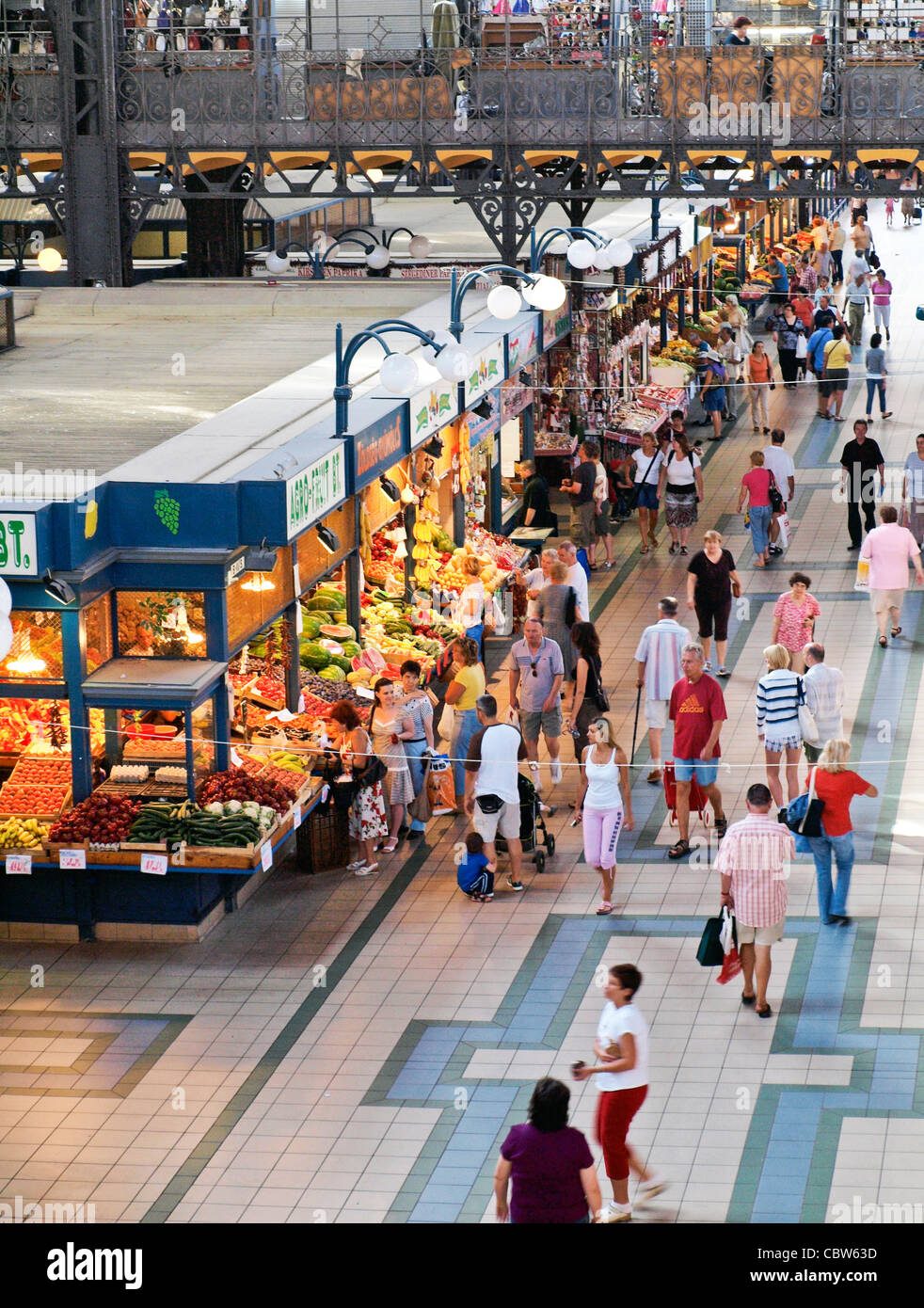 Central market. Budapest, Hungary Stock Photo - Alamy