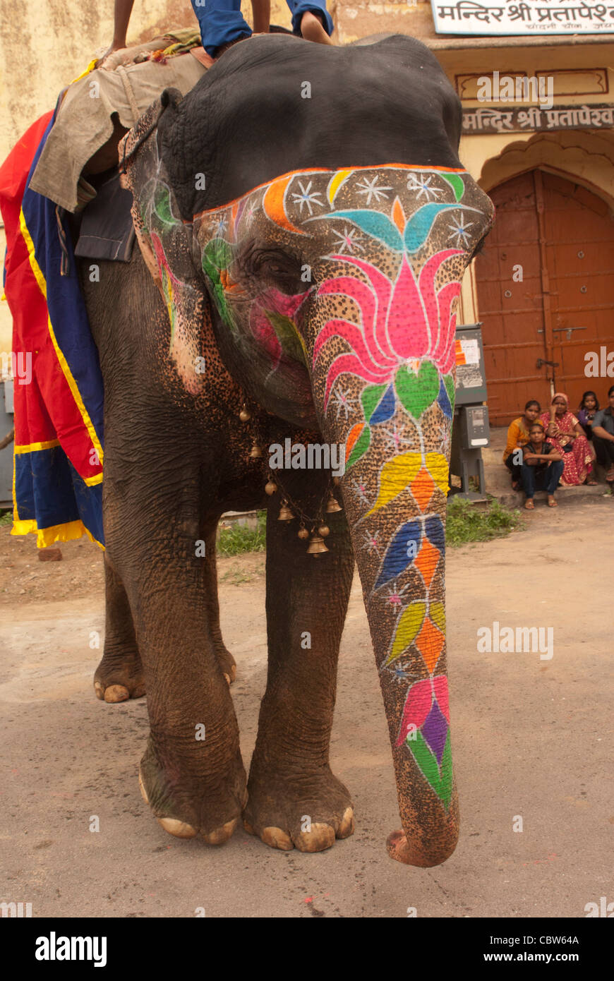 Teej Festival Jaipur India Stock Photo - Alamy
