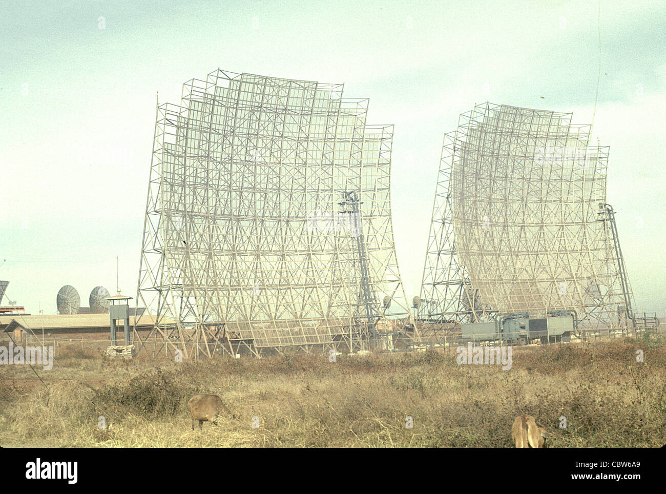 Radio signal installation of US army signal corps in the 4th Infantry ...