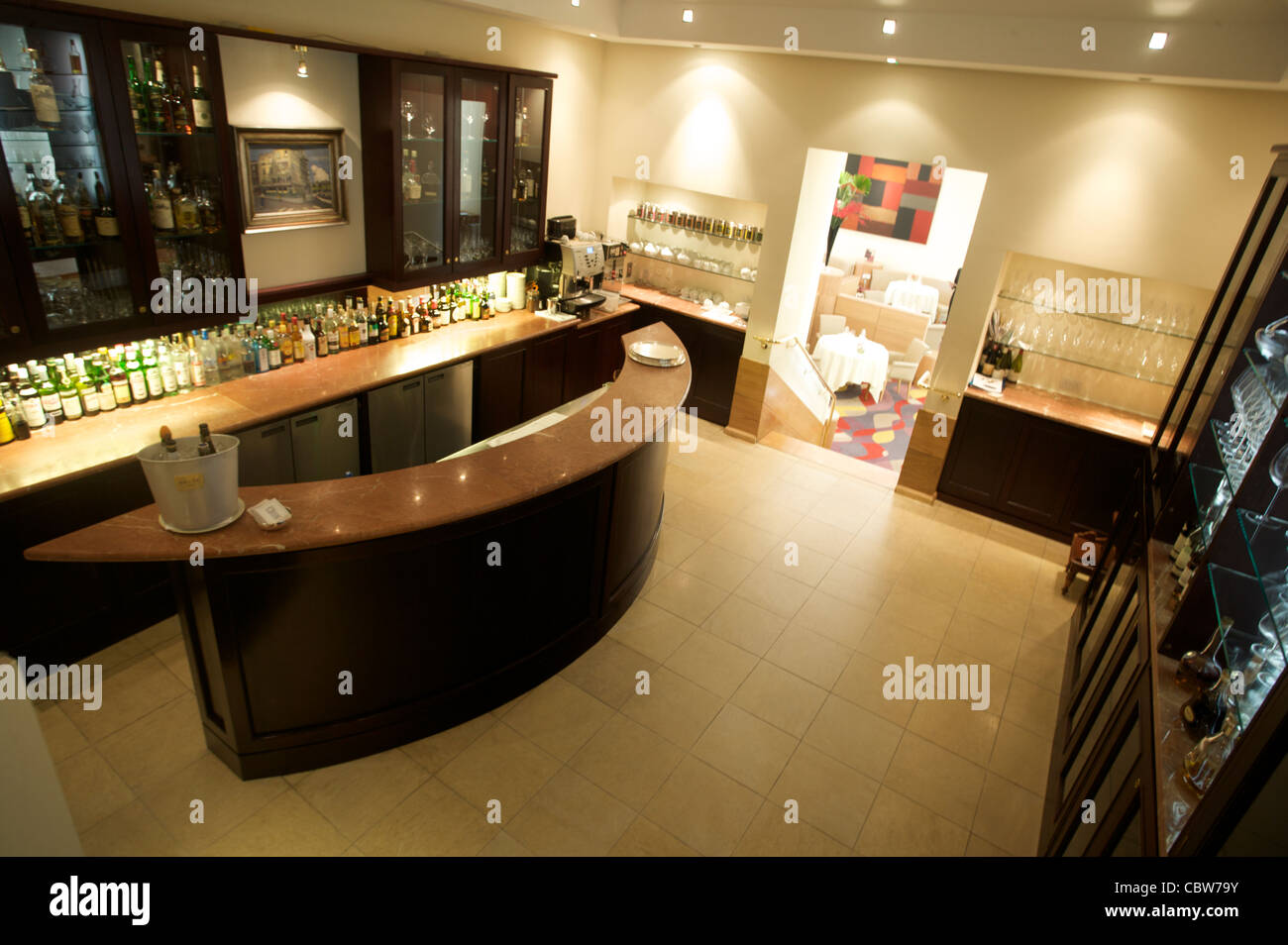 Restaurant Patrick Guilbaud - Bar Stock Photo - Alamy