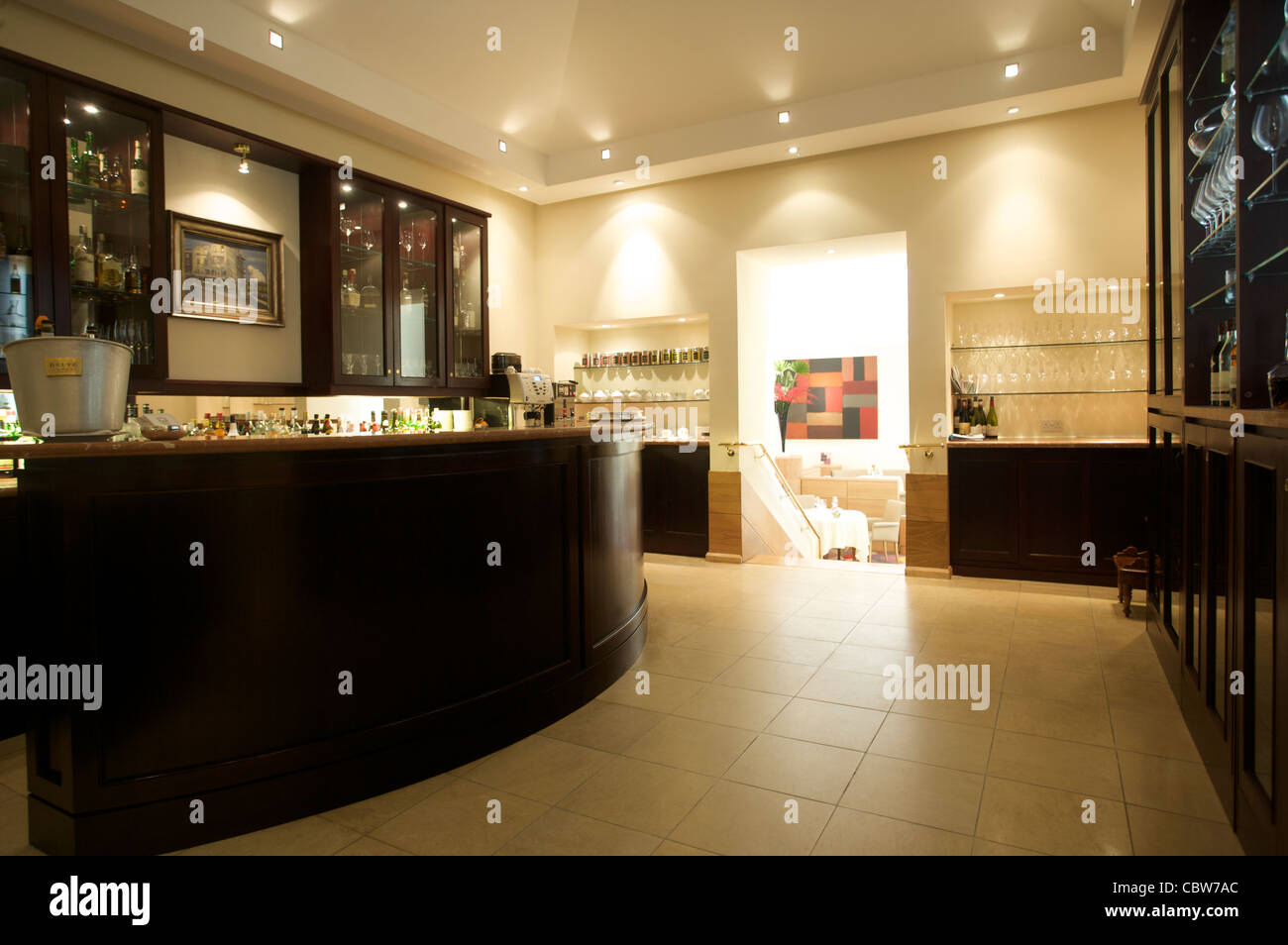 Restaurant Patrick Guilbaud - Bar Stock Photo - Alamy