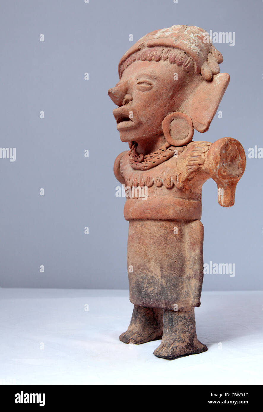 Pre-columbian sculpture (5th century BC), Veracruz, Mexico Stock Photo ...