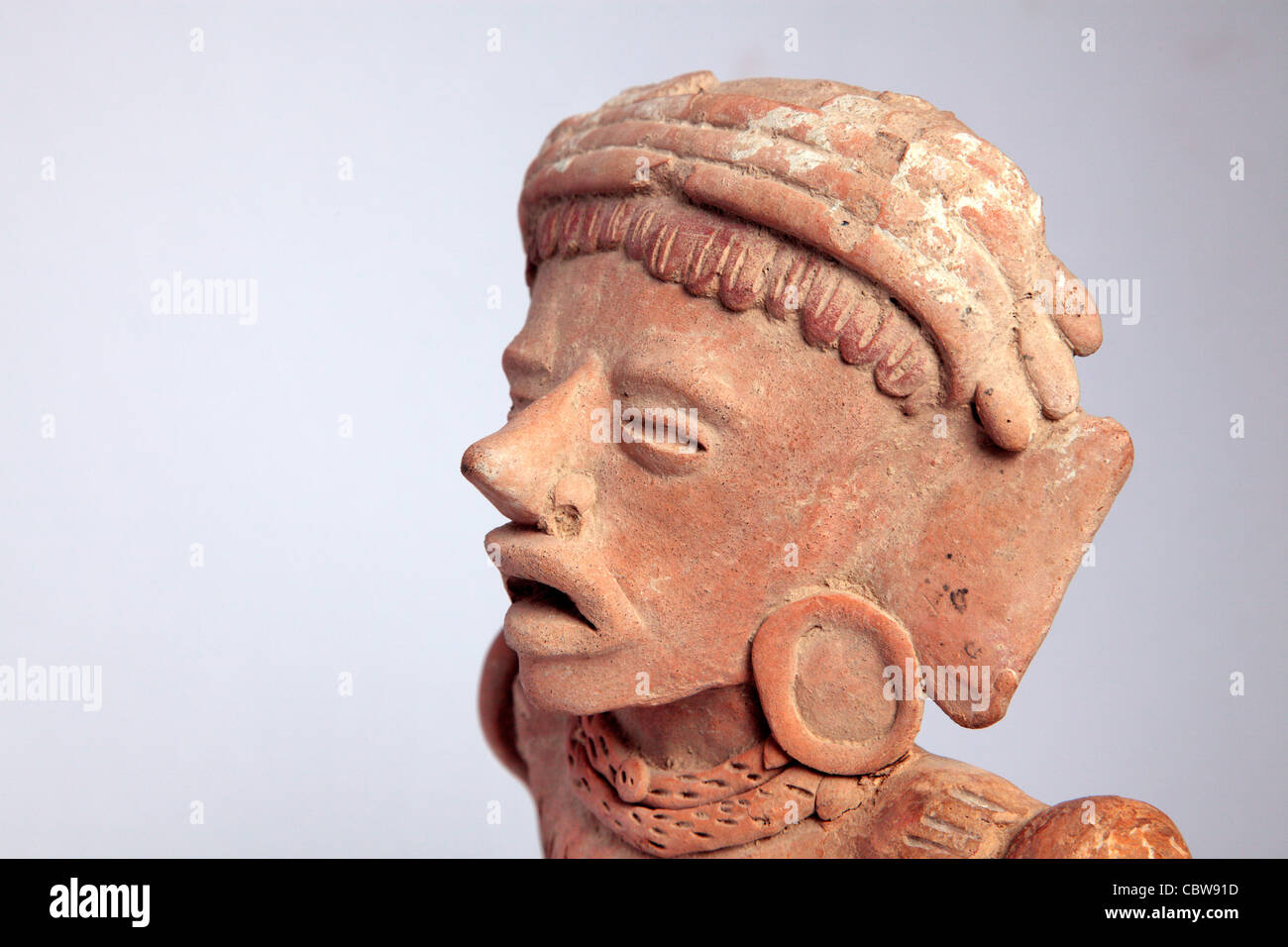 Pre-columbian sculpture (5th century BC), Veracruz, Mexico Stock Photo ...