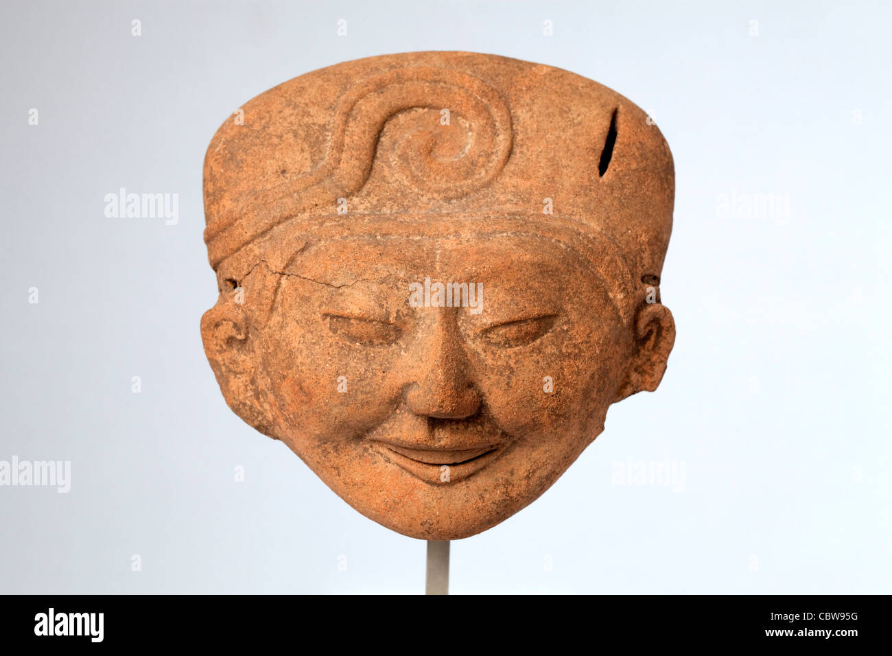 Pre-columbian sculpture (5th century BC), Veracruz, Mexico Stock Photo ...