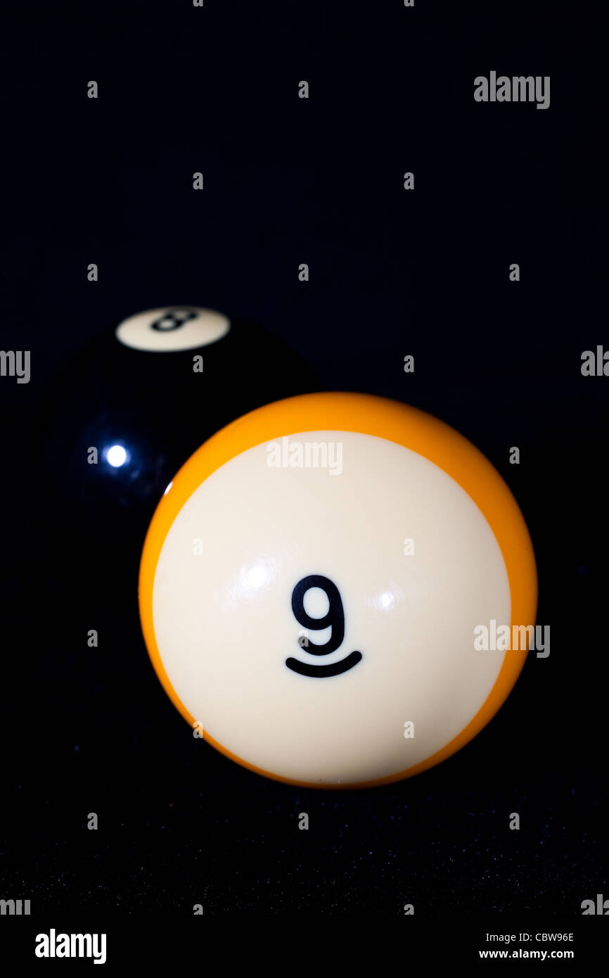 Pool balls with numbers hi-res stock photography and images - Alamy
