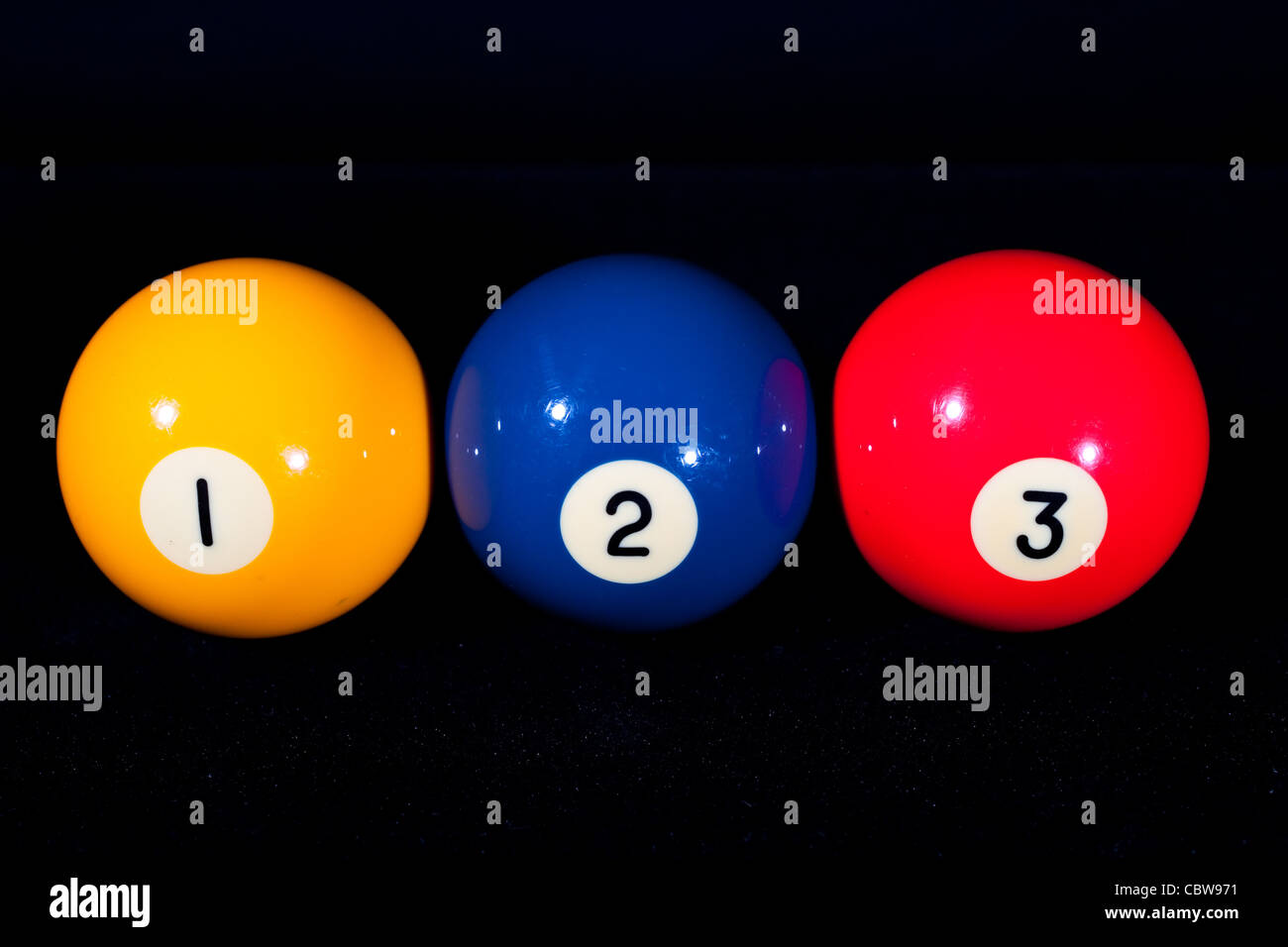 Pool balls with numbers hi-res stock photography and images - Alamy