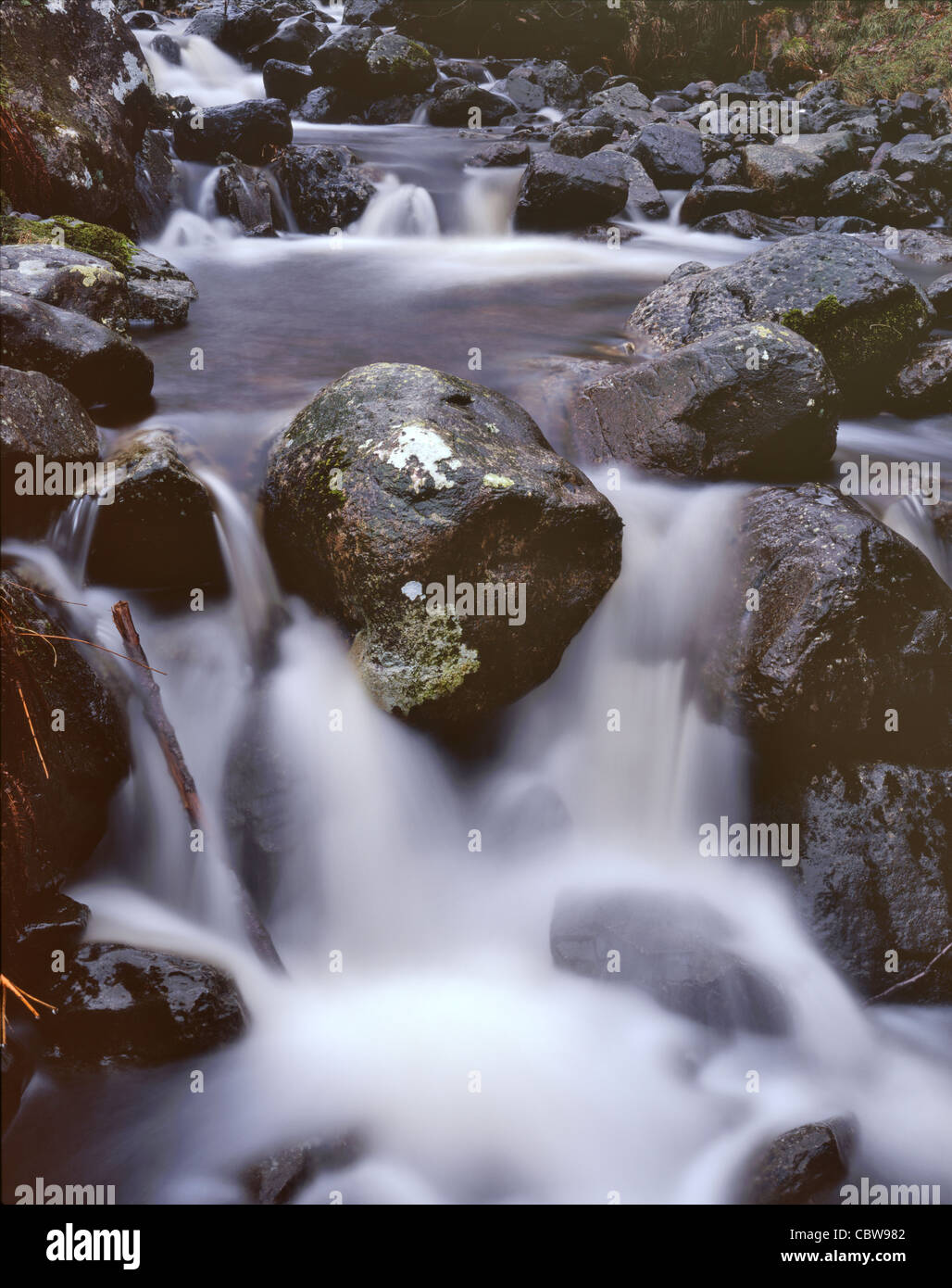 Boulder and waterfall hi-res stock photography and images - Alamy
