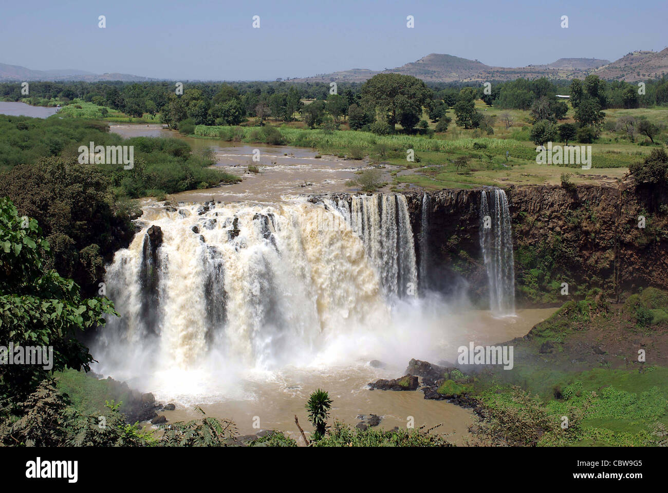 Waterfalls in Ethiopia Stock Photo - Alamy