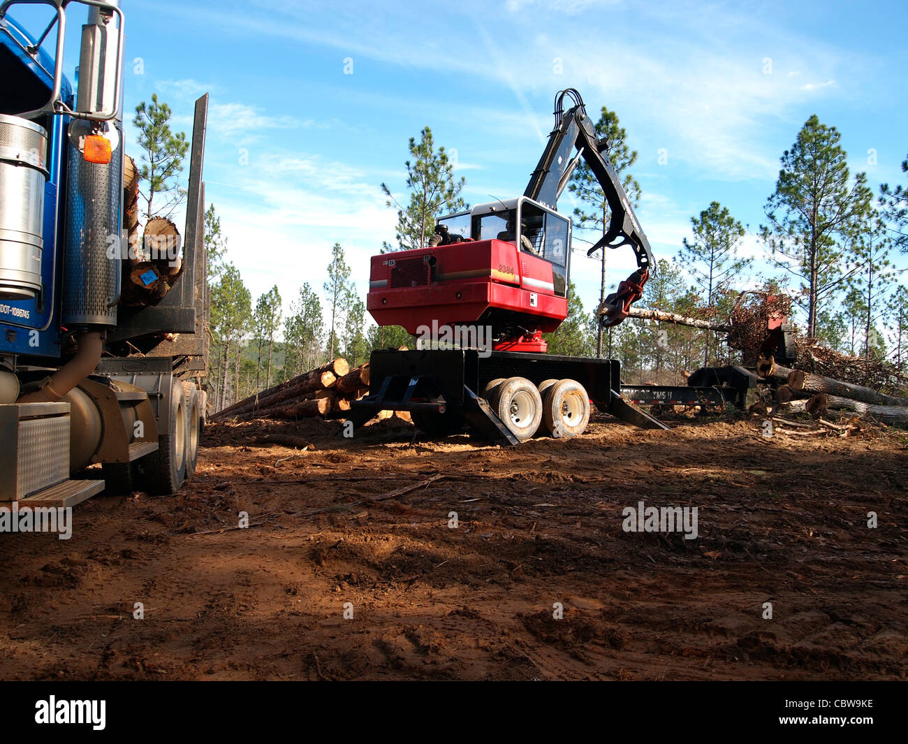 Logging loader hi-res stock photography and images - Alamy