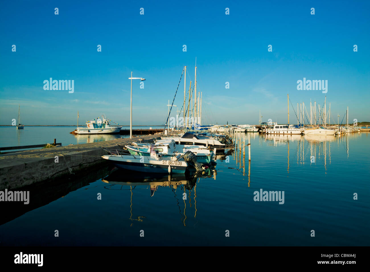Bouzigues, Pond Of Thau, Herault, Languedoc-Roussillon, France Stock ...
