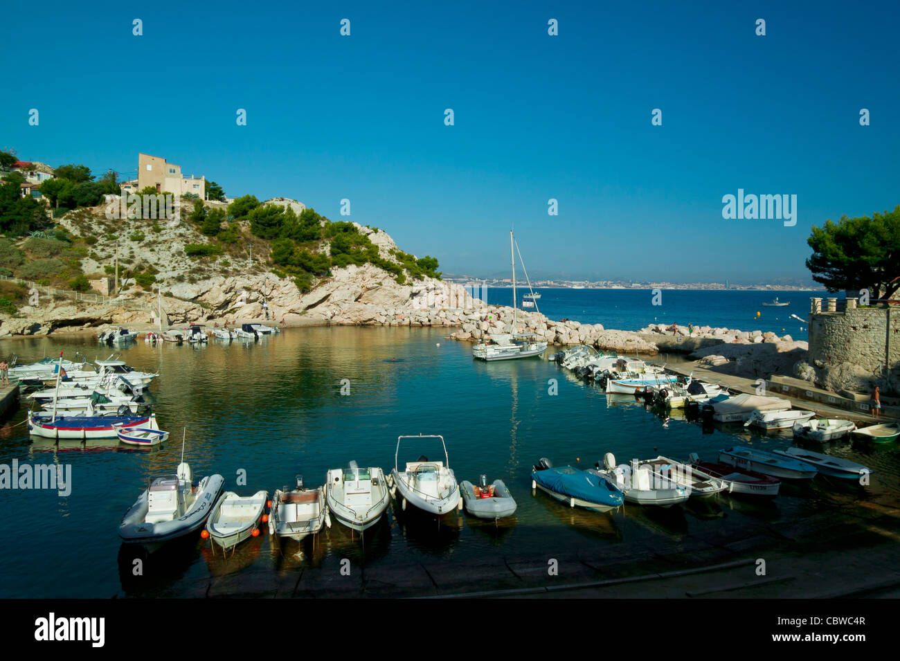 Niolon, Blue Coast, Bouches Du Rhone, France Stock Photo - Alamy