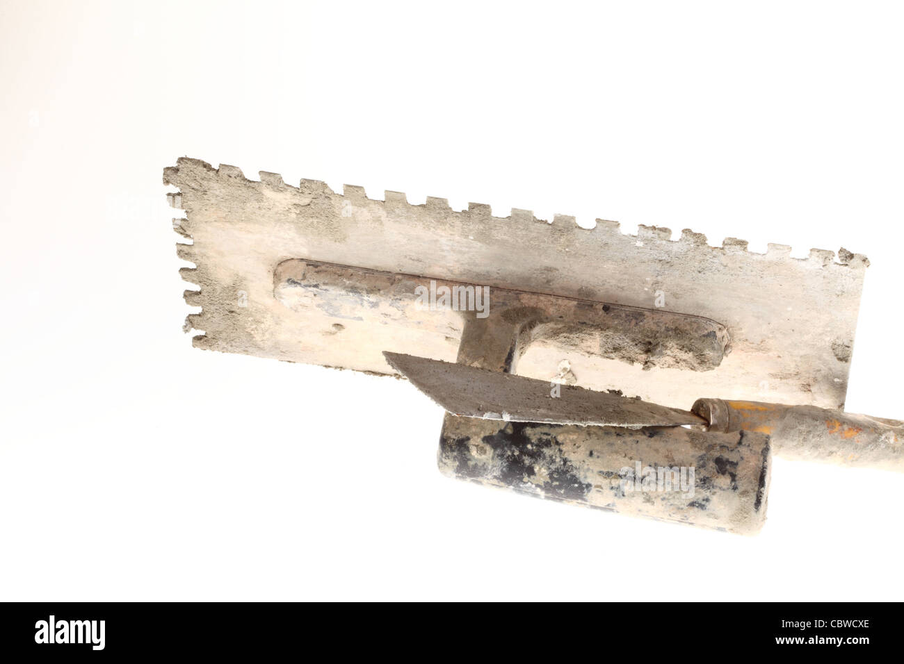 rusty dirty scraper isolated on white background Stock Photo - Alamy