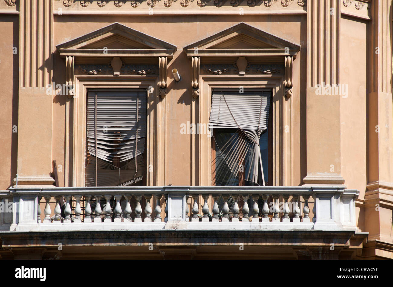 Balcony, Rome, Italy Stock Photo - Alamy