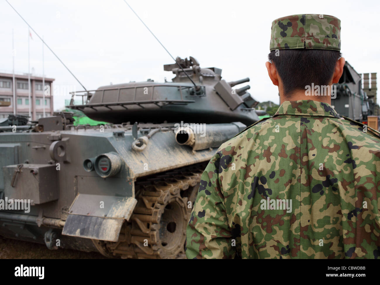 Military tank. Japan Ground Self Defense Force Stock Photo - Alamy
