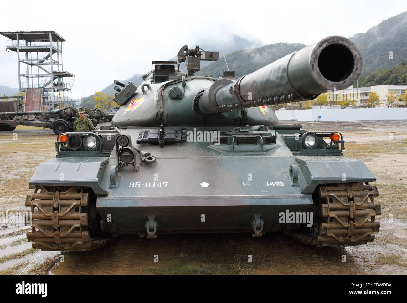 Military tank in japan. Japan Ground Self Defense Force Stock Photo - Alamy
