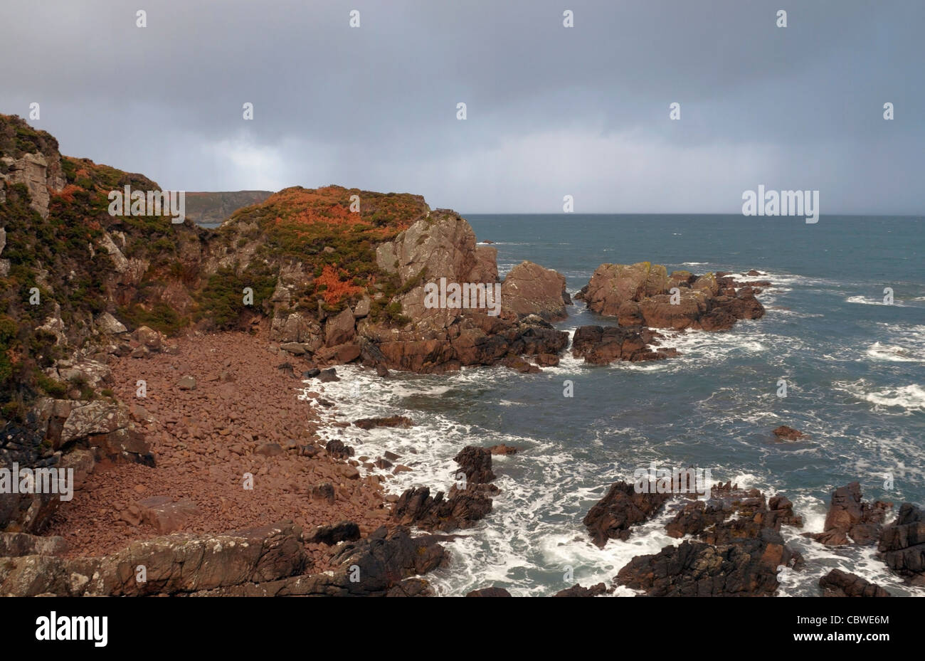 colorful coastal scenery in Scotland Stock Photo - Alamy