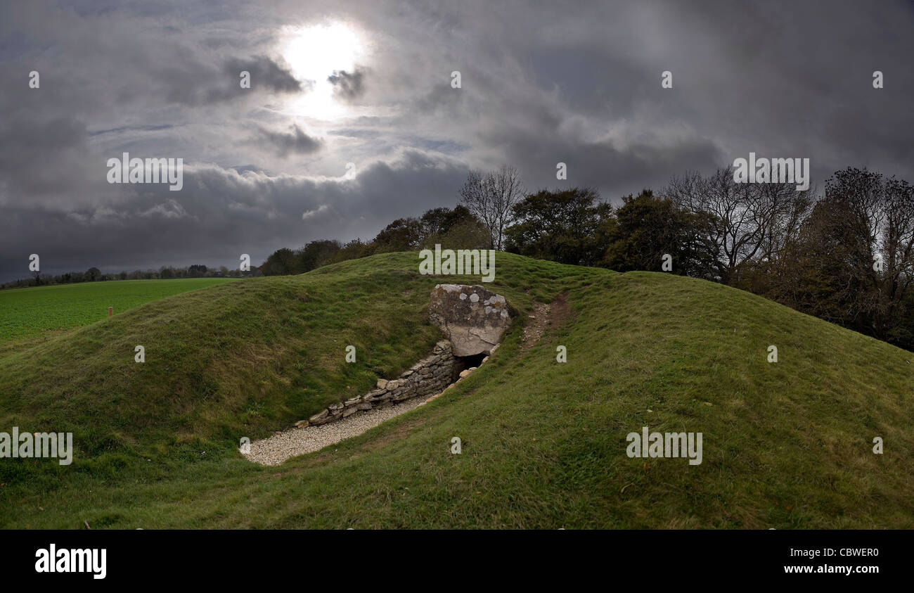 Cotswold Severn Long Barrow High Resolution Stock Photography and ...