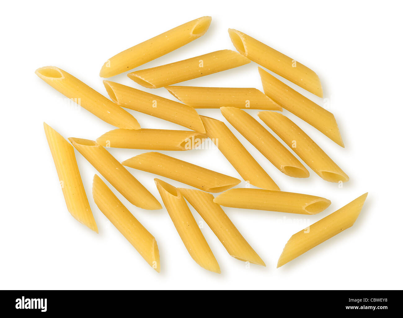 Penne Rigate as Healthy Italian Cooking Ingredient Stock Photo - Alamy